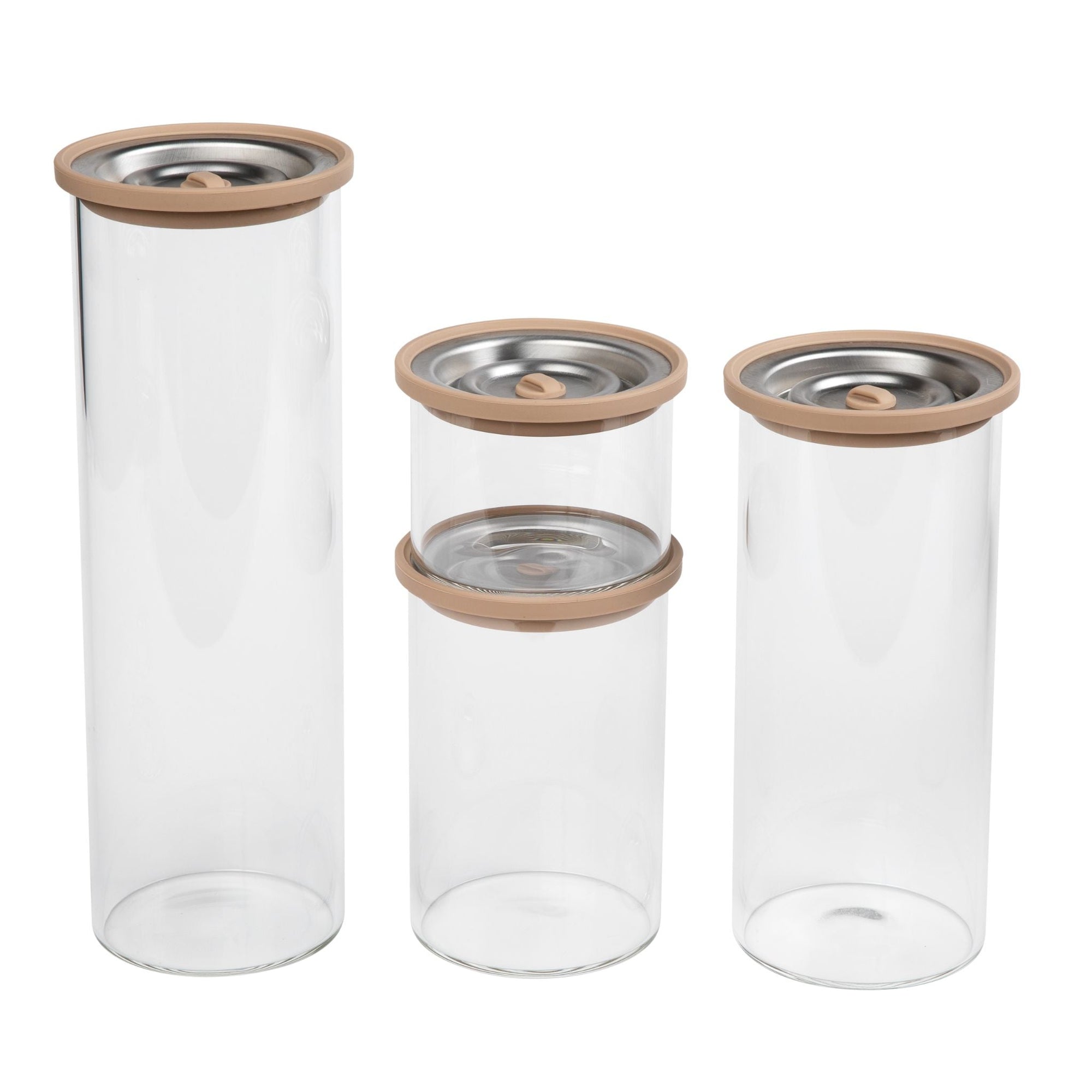 Luvele Glass Vacuum Container Set Glass Food Storage Containers - Luvele US